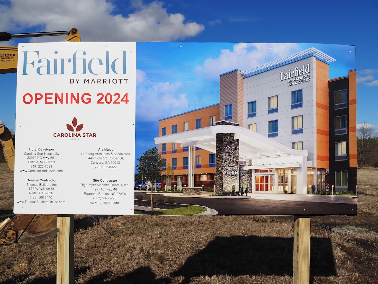 RRSpin - Groundbreaking in Weldon celebrates new hotel