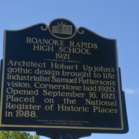 RRSpin - Sign honoring 100 years of RRHS placed at historic building